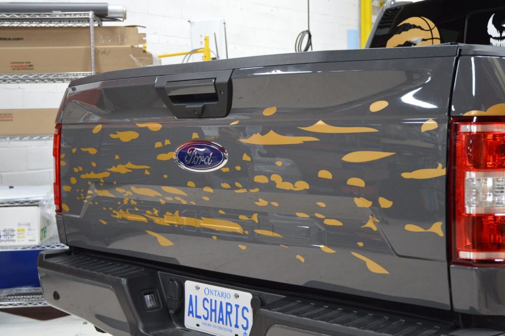 Cool Splatter Effect Wrap - Vehicle Wrap In Etobicoke - 3M