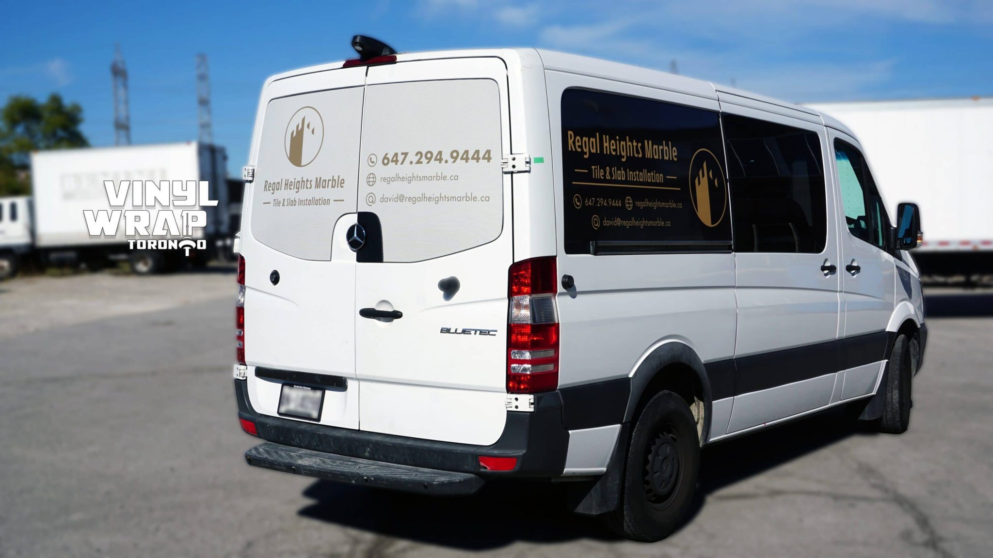 Quality Vehicle Decals For Mercedes Sprinter Bluetec 2015