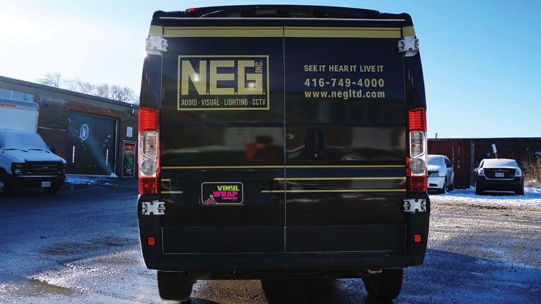 RAM Promaster Cargo Van Partial Wrap - Best Vehicle Wrap