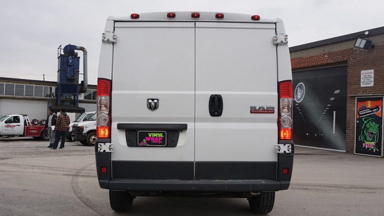 RAM Promaster Cargo Van Partial Wrap - Best Vehicle Wrap
